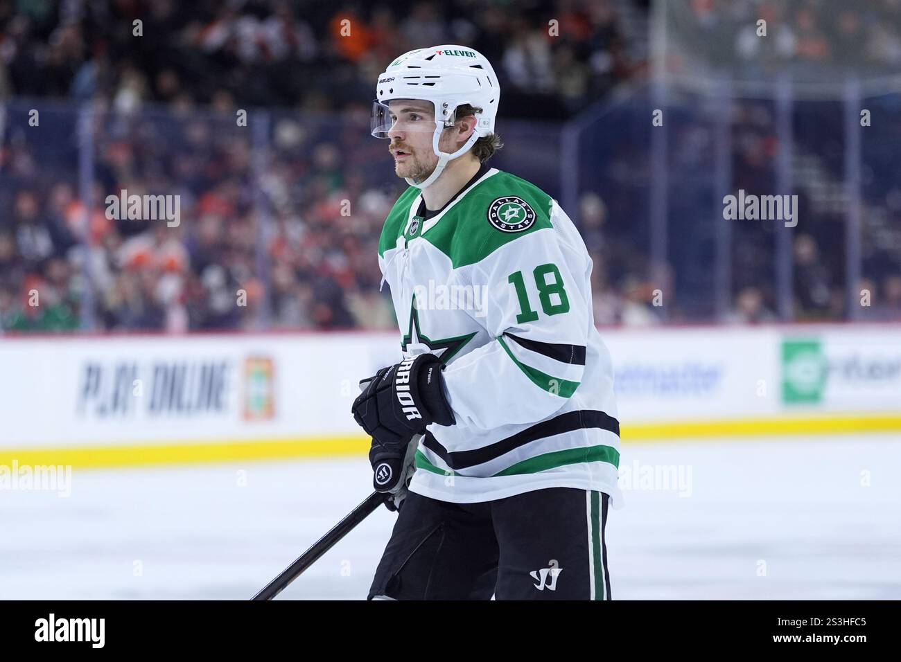 Dallas Stars' Sam Steel plays during an NHL hockey game, Thursday, Jan ...