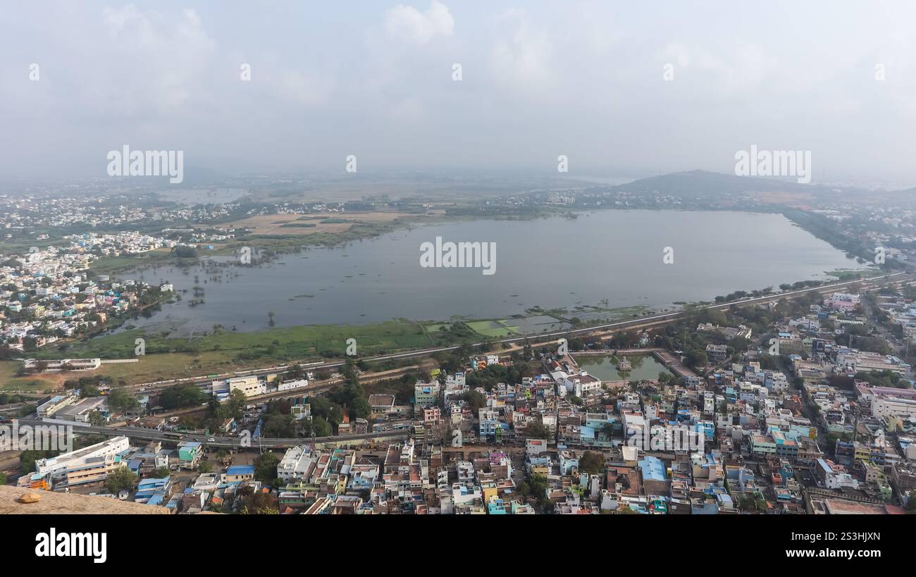 Beautiful Areal View of Madurai City, Cityscape From the Hill, Madurai ...