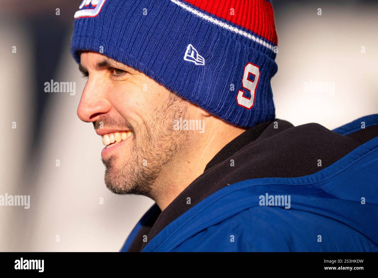 New York Giants kicker Graham Gano (9) looks on during the NFL football ...