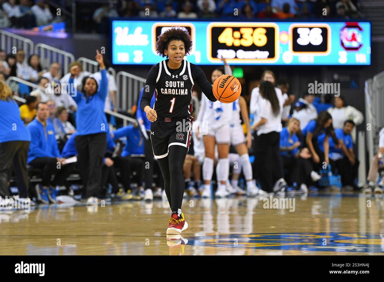 LOS ANGELES, CA - NOVEMBER 24: South Carolina Gamecocks guard Maddy ...