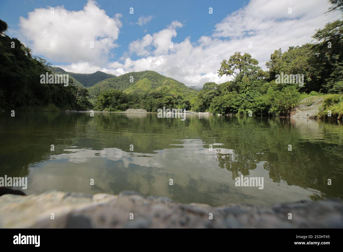 Beautiful shot of the haina river with calm water Stock Photo - Alamy