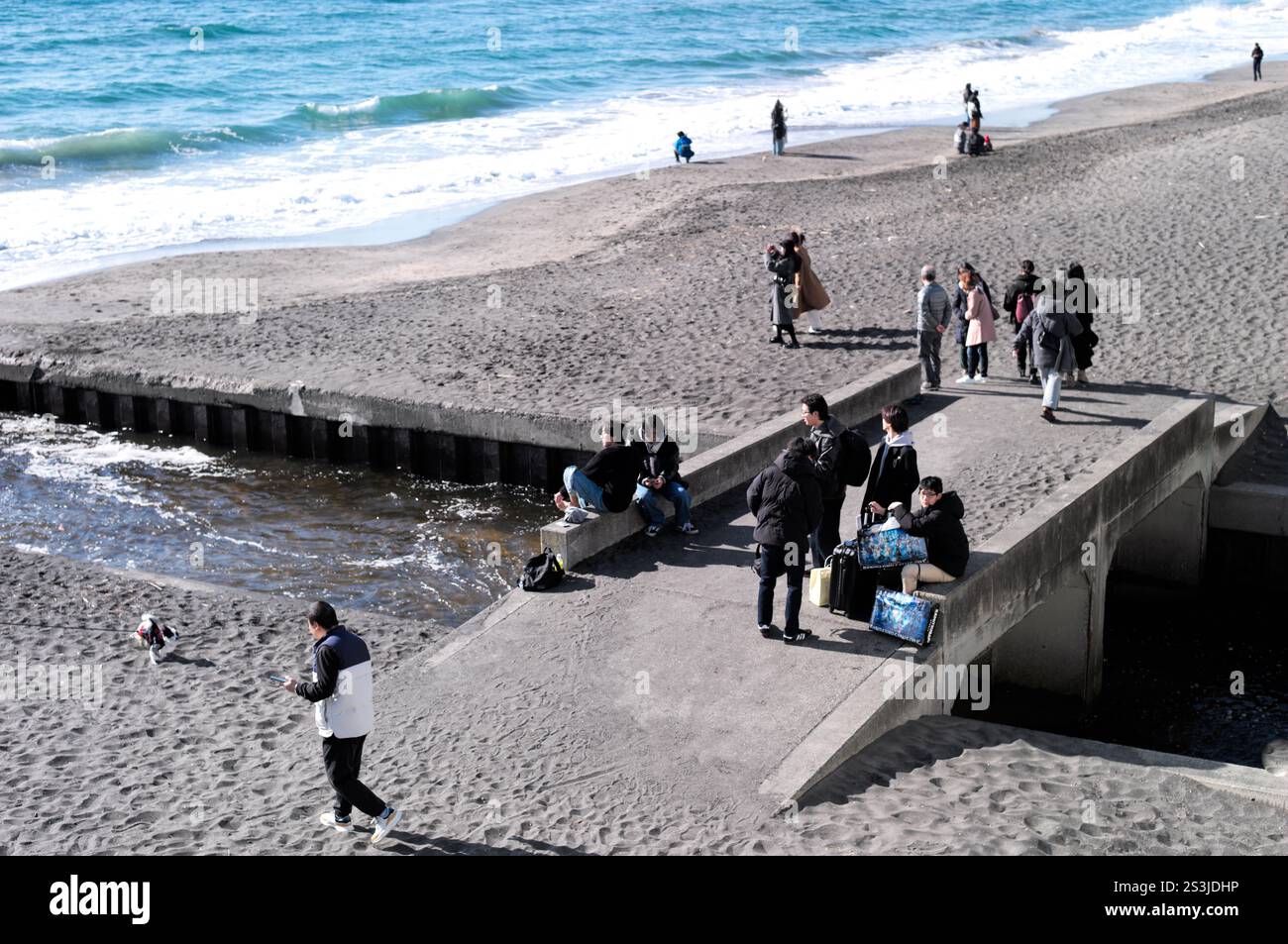 "A moment on New Year's Eve 2024 capturing the sacred surfing spot of ...