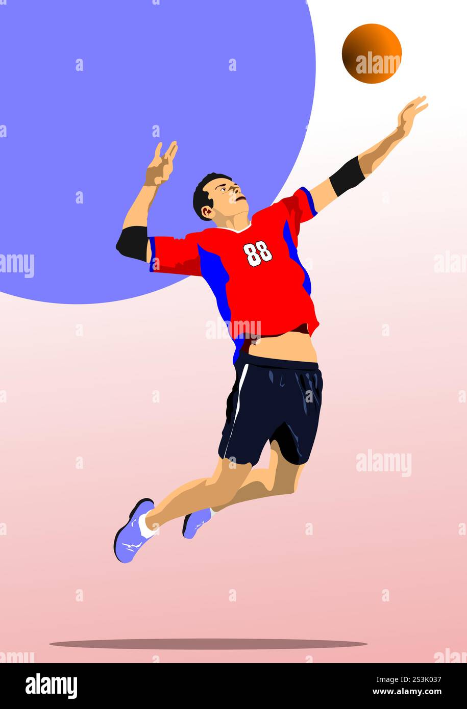Volleyball Player Clipart Male Volleyball Player Images Free