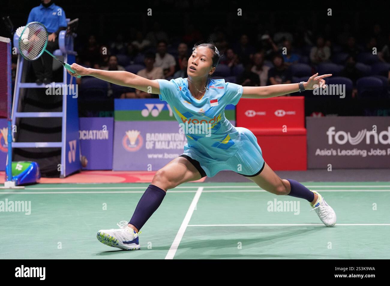 Indonesia's Putri Kusuma Wardani competes in the women's singles ...