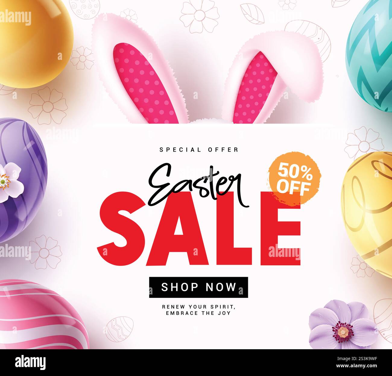 Colorful flowers in shop Stock Vector Images - Alamy