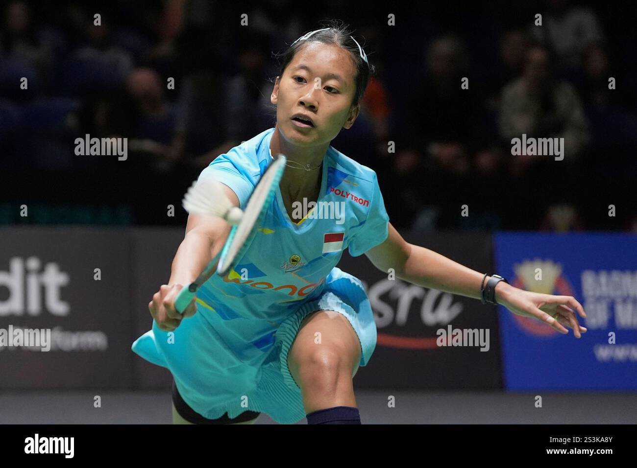 Indonesia's Putri Kusuma Wardani competes in the women's singles ...