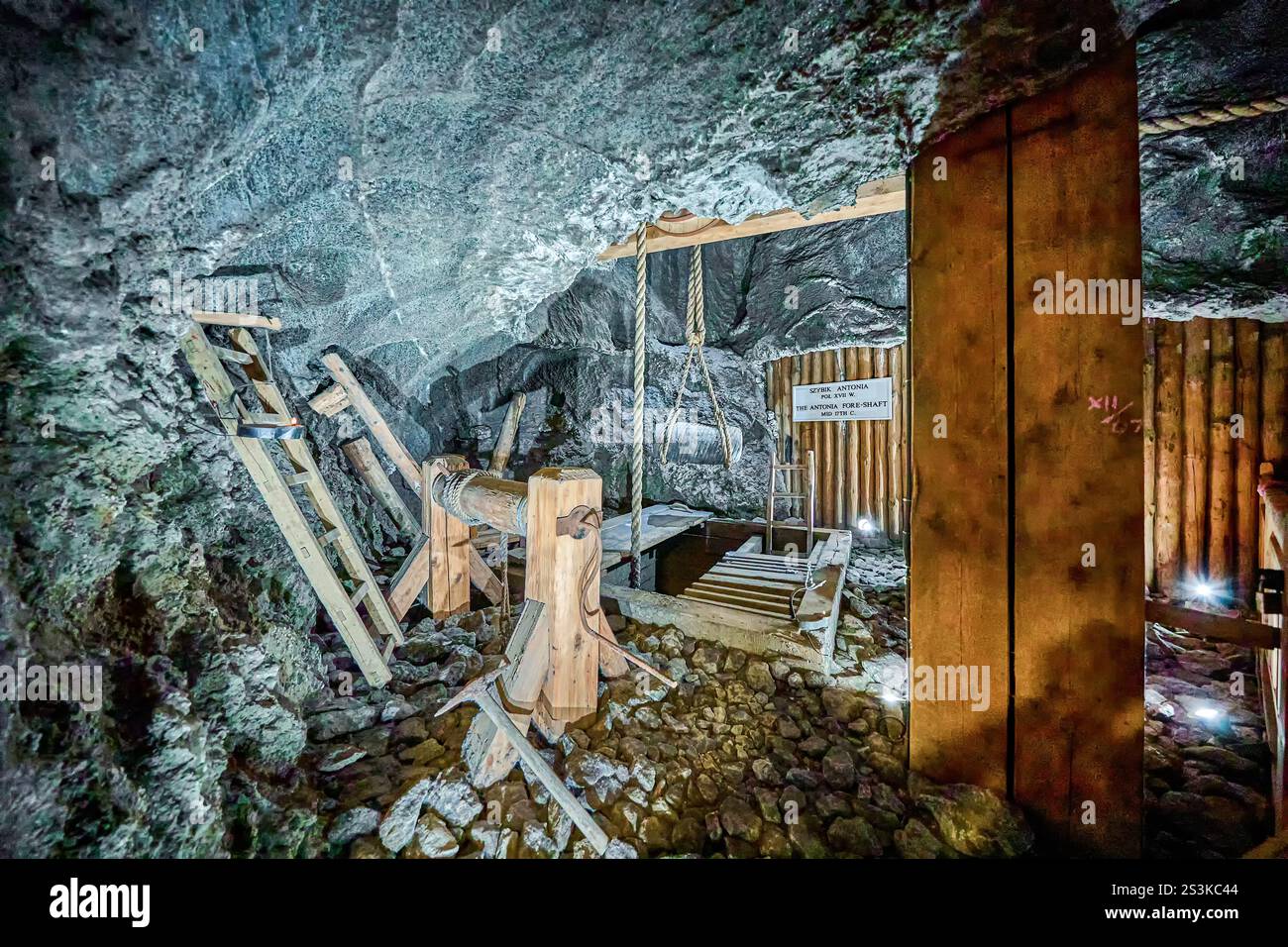 Underground machinery and mining methods used to extract salt rock for ...