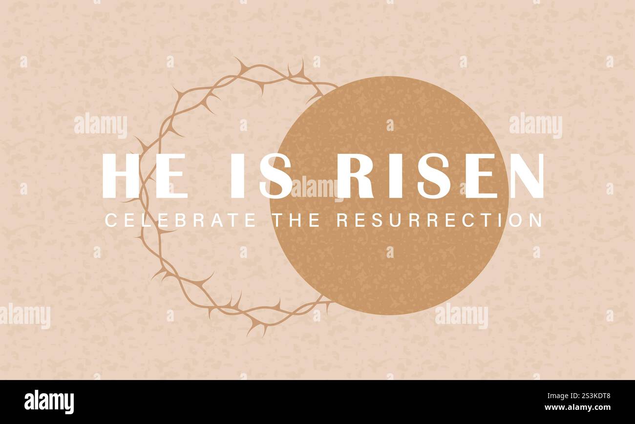 Jesus risen clipart background design. Happy easter sunday jesus christ ...