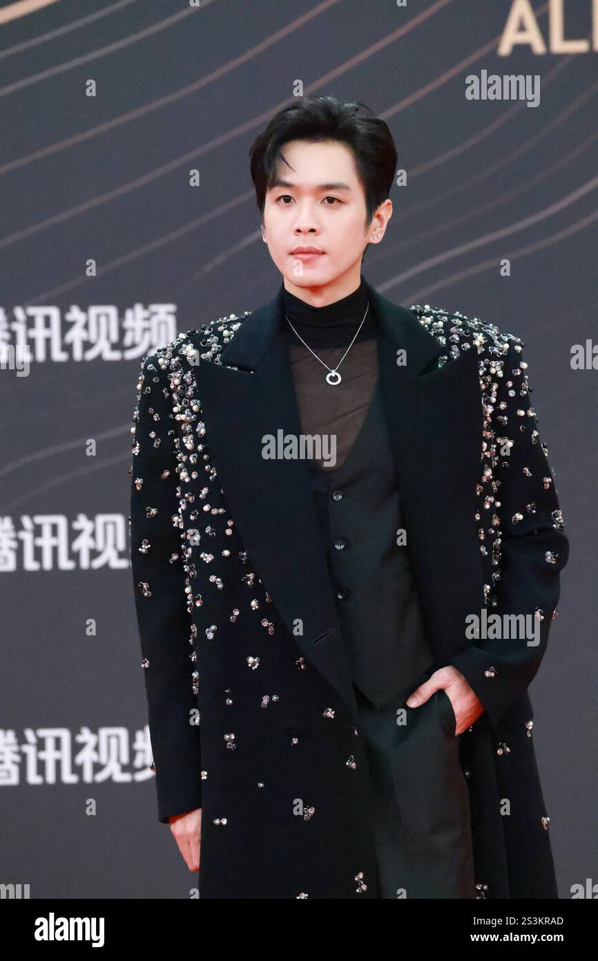 Chinese actor Zhang Ruoyun attends an activity in Macao, China, 4 ...