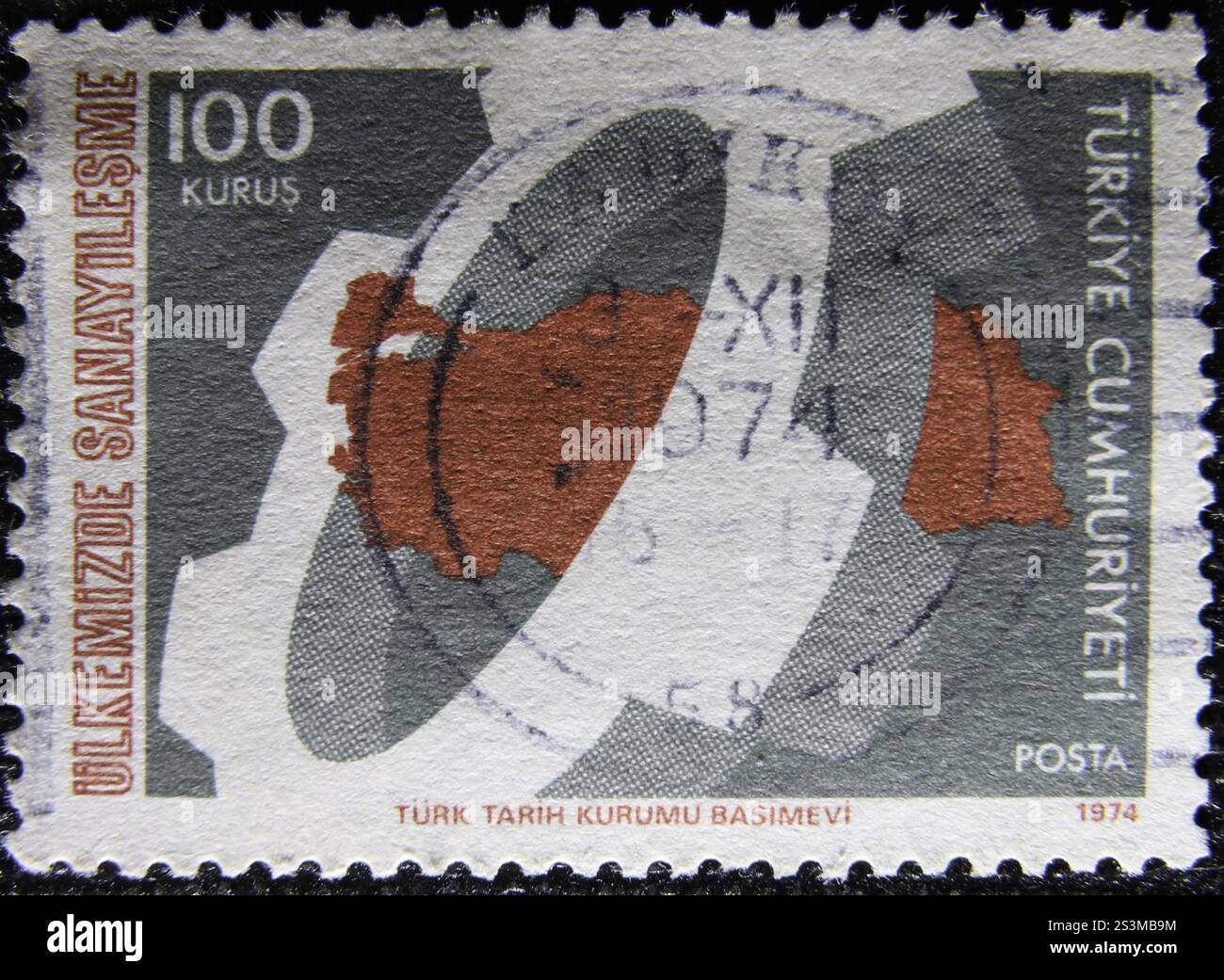 ISTANBUL, TURKEY - JANUARY 01, 2021: Turkish stamp shows ...