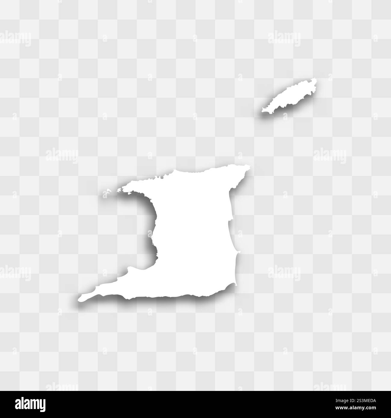 undefinedTrinidad and Tobago high detailed vector representation of ...