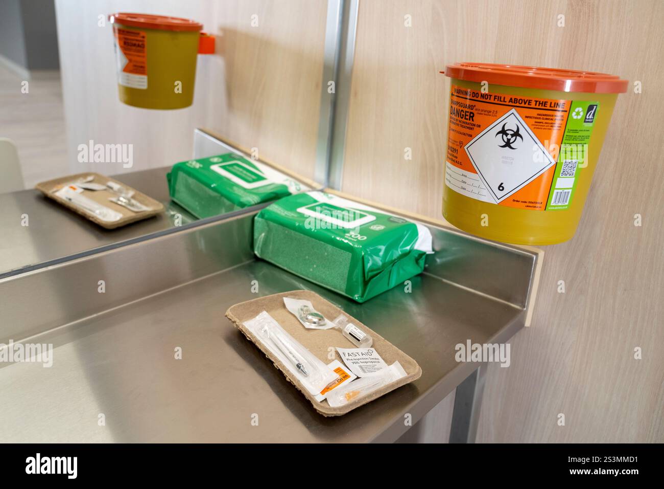 Injection bay areas in the Using Space at The Thistle drugs consumption ...