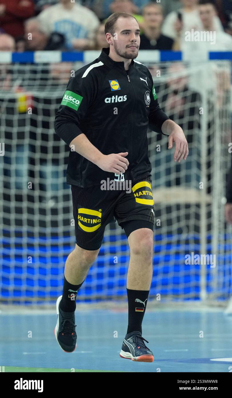 Flensburg, Germany. 09th Jan, 2025. Handball: International match ...