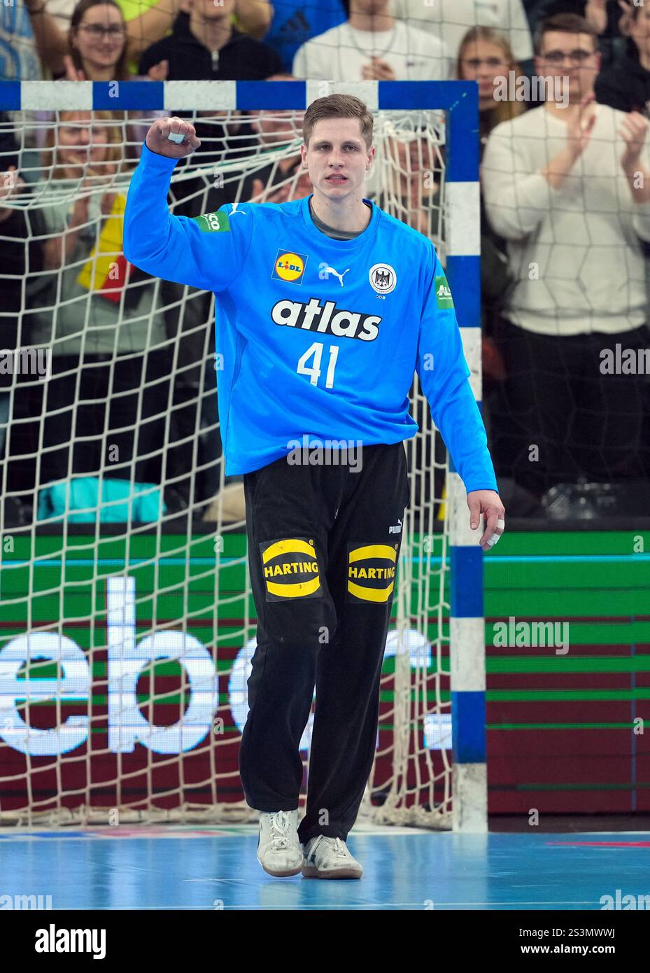 Flensburg, Germany. 09th Jan, 2025. Handball: International match ...