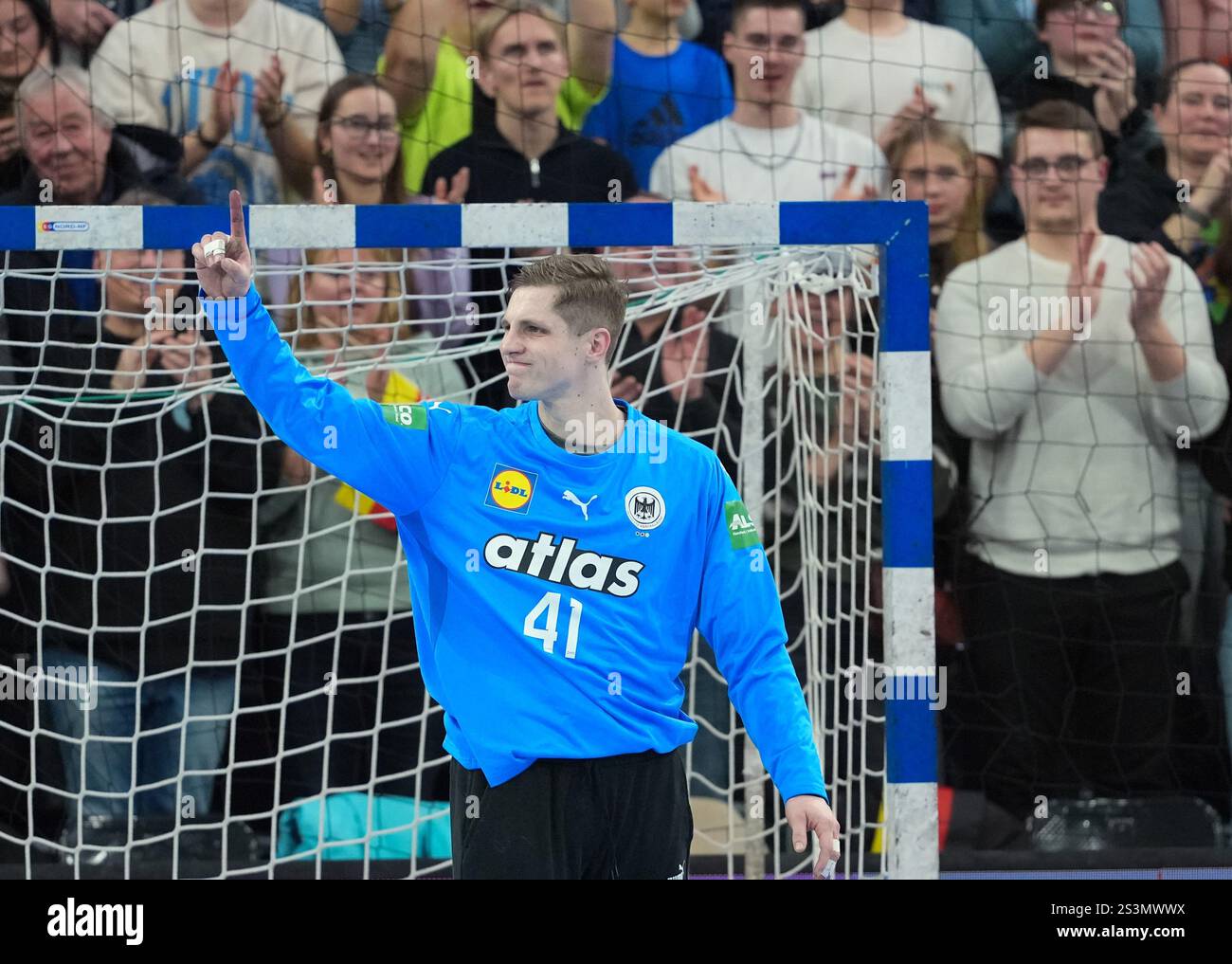 Flensburg, Germany. 09th Jan, 2025. Handball: International match ...