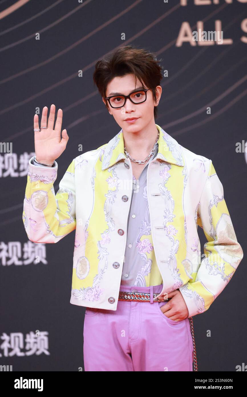 Chinese actor Ding Yuxi attends an activity in Macao, China, 4 January ...