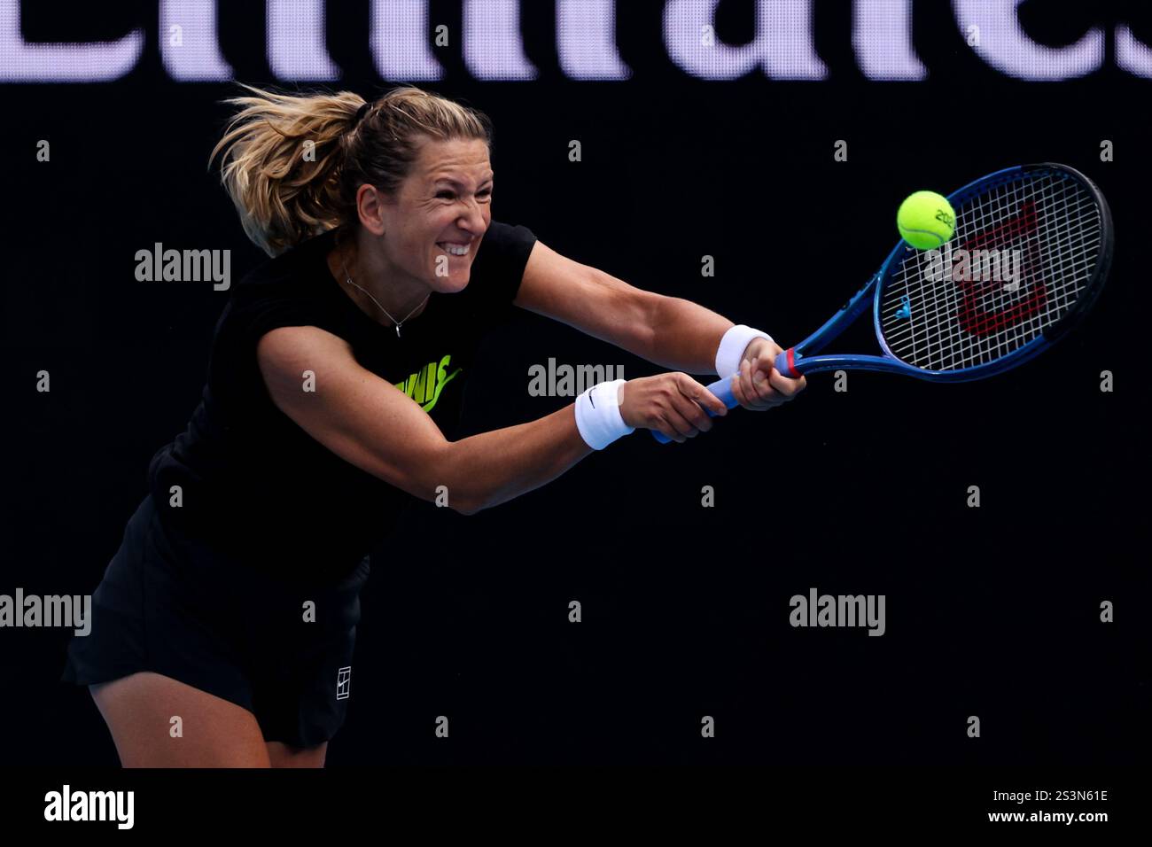 January 10, 2025: MELBOURNE, AUSTRALIA - JANUARY 10: Victoria Azarenka ...