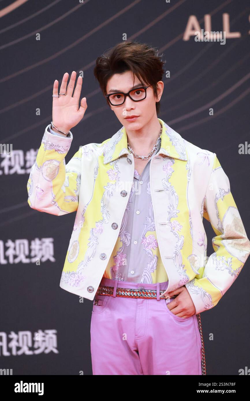 Chinese actor Ding Yuxi attends an activity in Macao, China, 4 January ...
