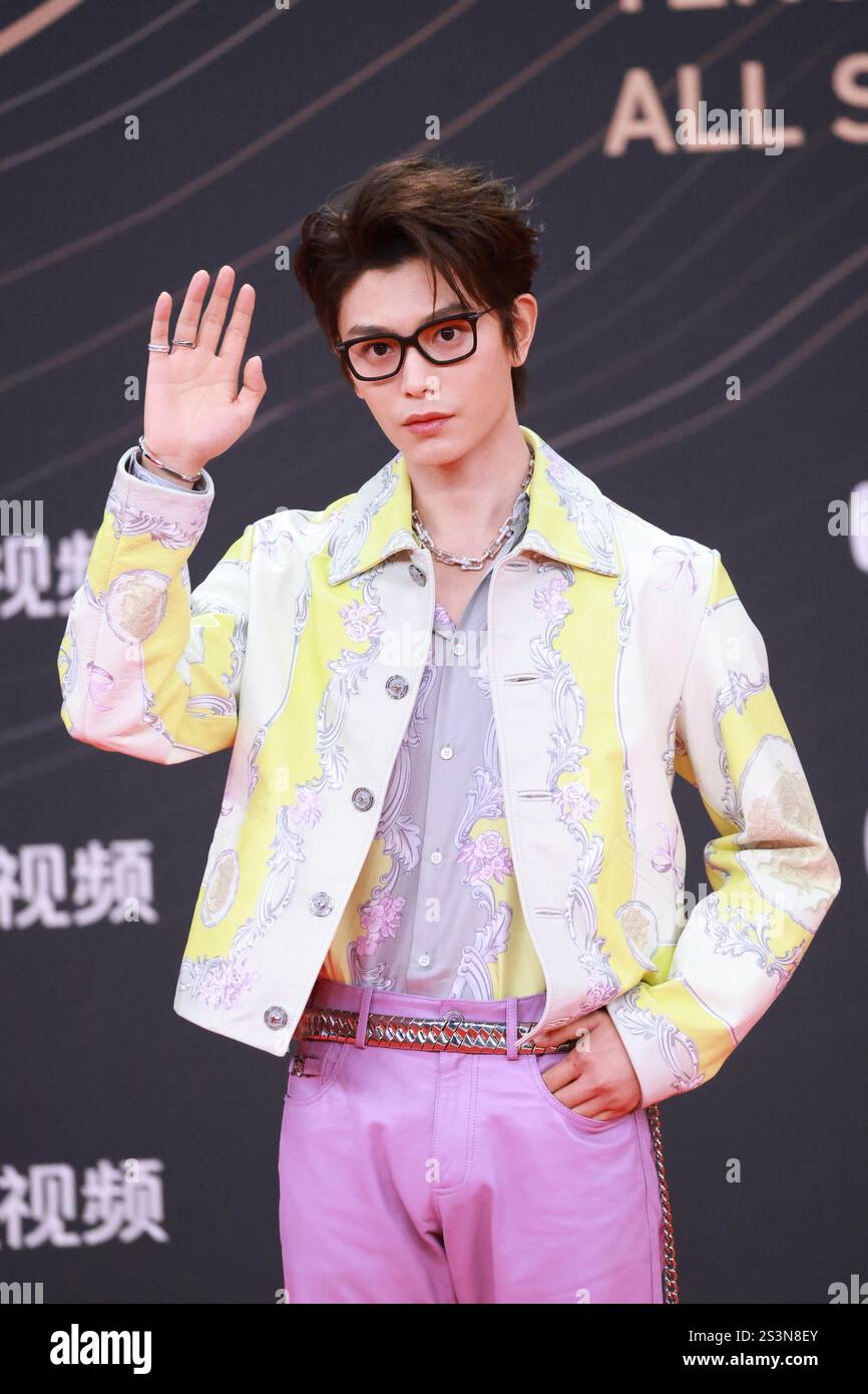 Chinese actor Ding Yuxi attends an activity in Macao, China, 4 January ...