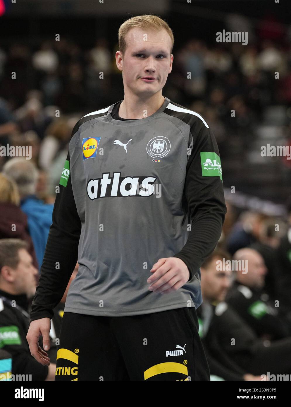 Flensburg, Germany. 09th Jan, 2025. Handball: International match ...