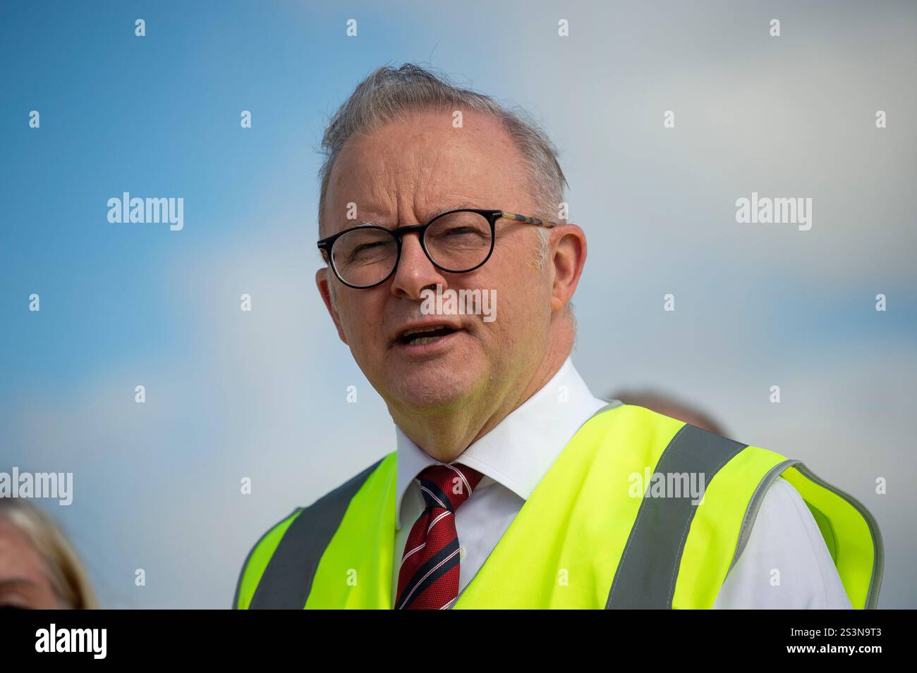 Perth, Australia. 10th Jan, 2025. Australian Prime Minister Anthony ...