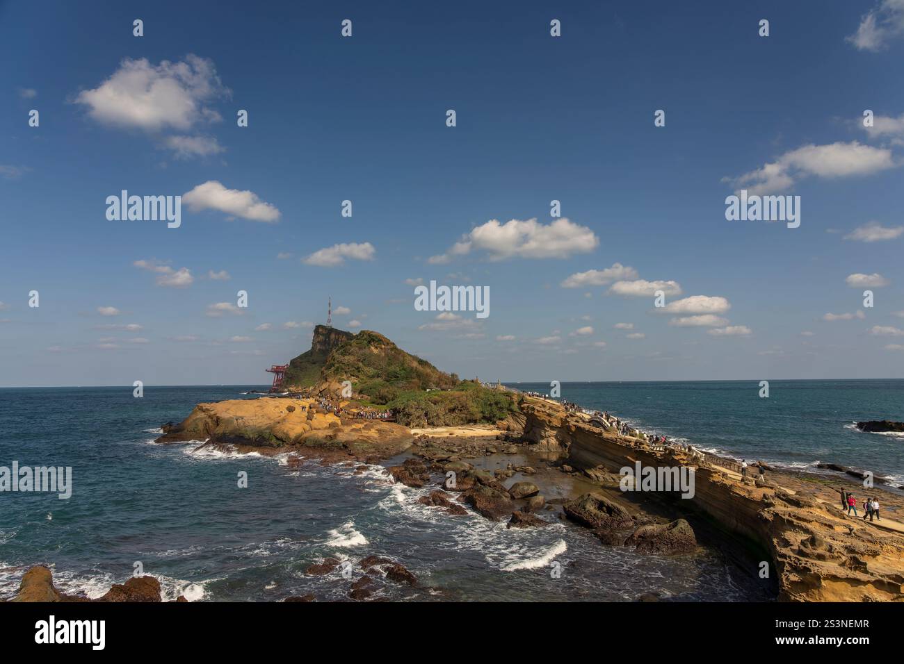 Taipei, Taiwan-November 27, 2024: Yehliu Geopark, a landscape of ...