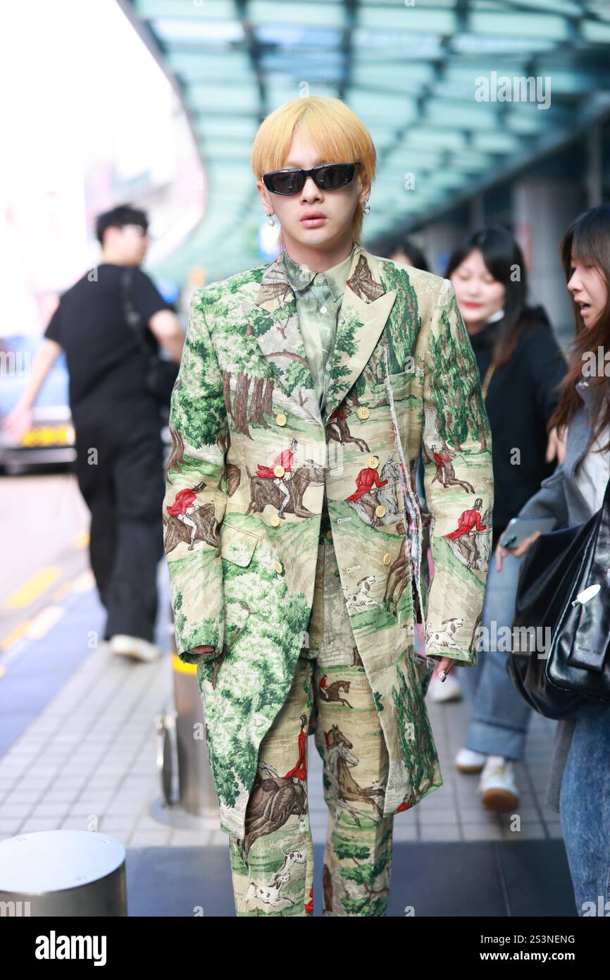 Chinese rapper, singer, songwriter and dancer Zhou Zhennan appears at ...