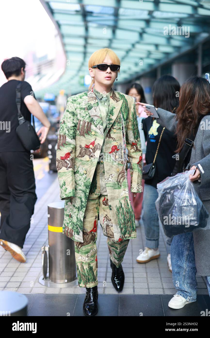 Chinese rapper, singer, songwriter and dancer Zhou Zhennan appears at ...