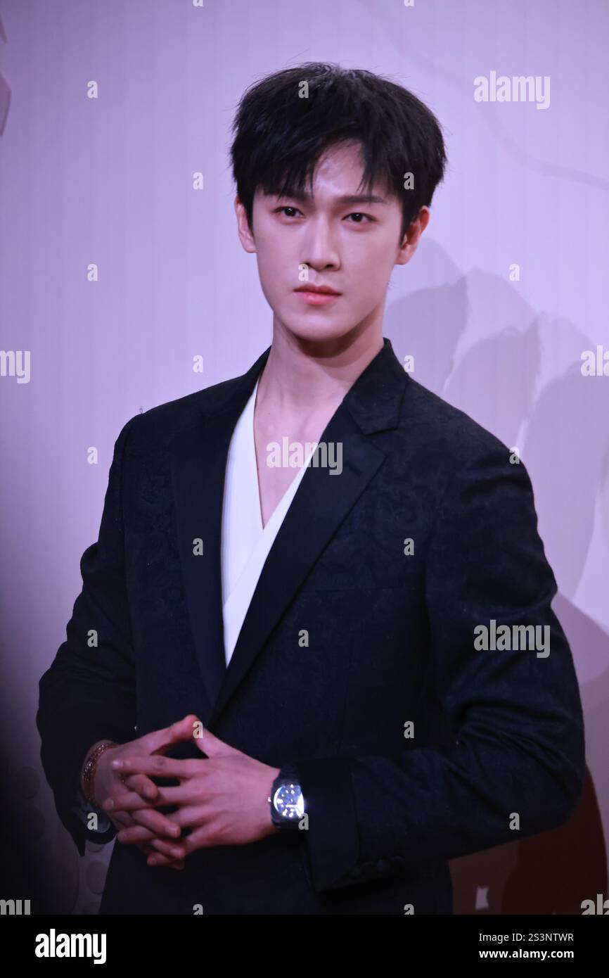 Chinese actor and singer Li Yunrui attends an activity in Shanghai, China, 8 January, 2025 Stock ...