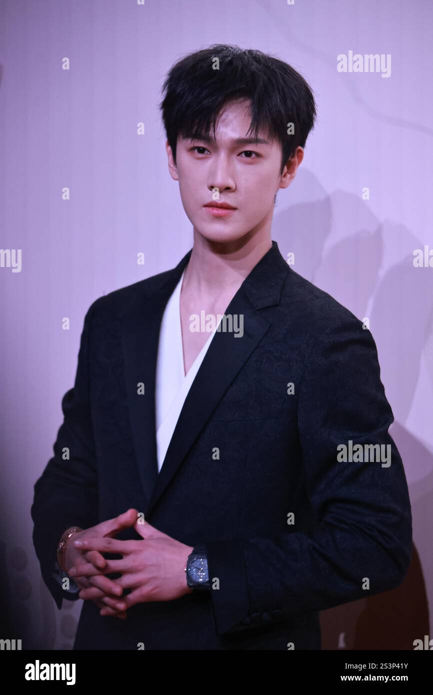 Chinese actor and singer Li Yunrui attends an activity in Shanghai ...