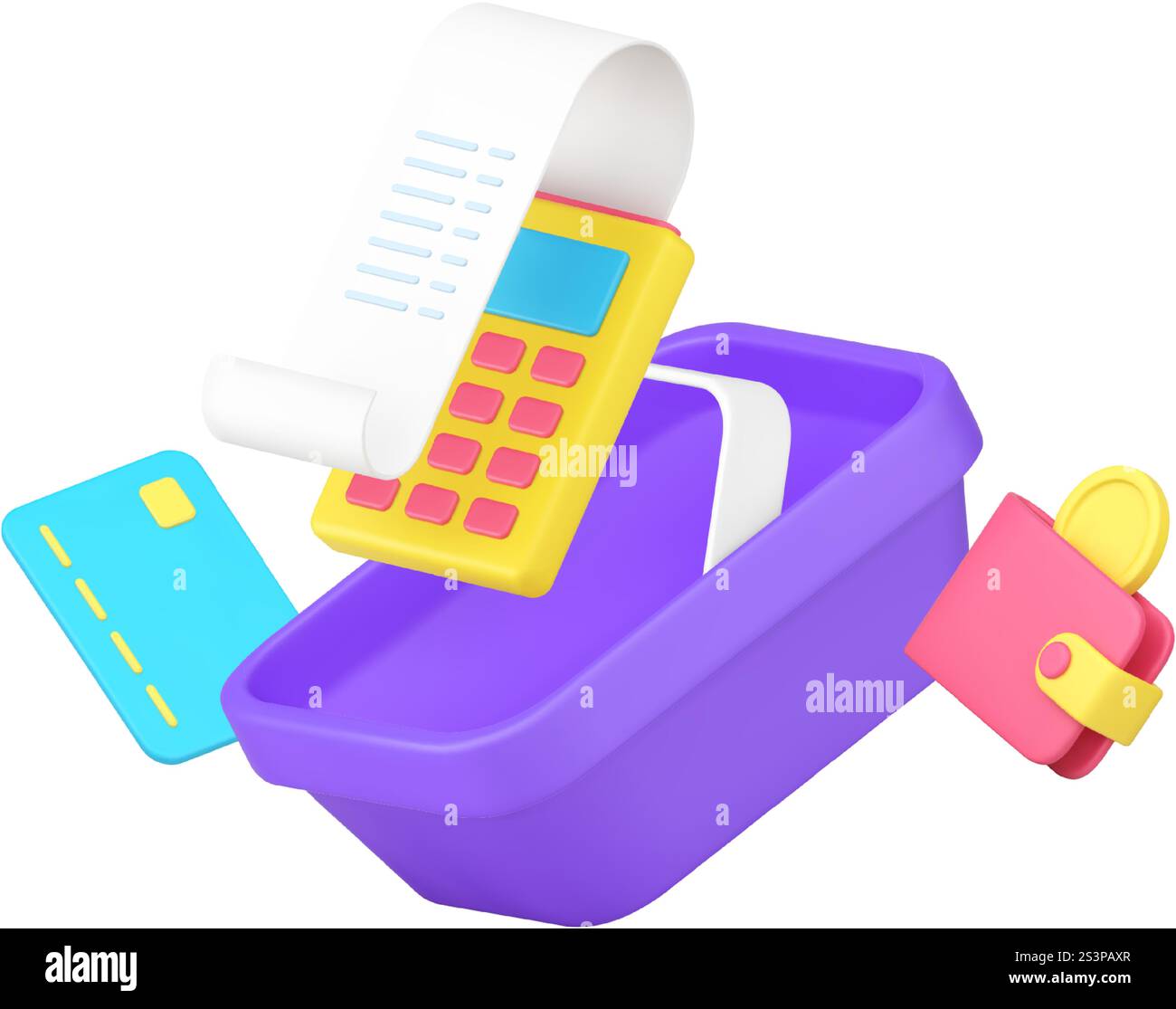 Shopping success payment approved financial transaction 3d icon ...