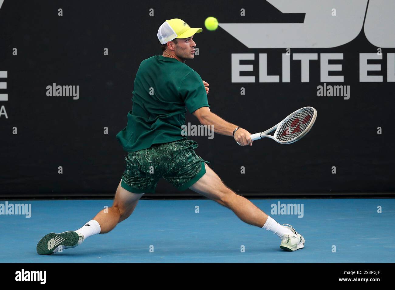 Adelaide, Australia. 10th Jan, 2025. Tommy Paul of the USA in a match ...