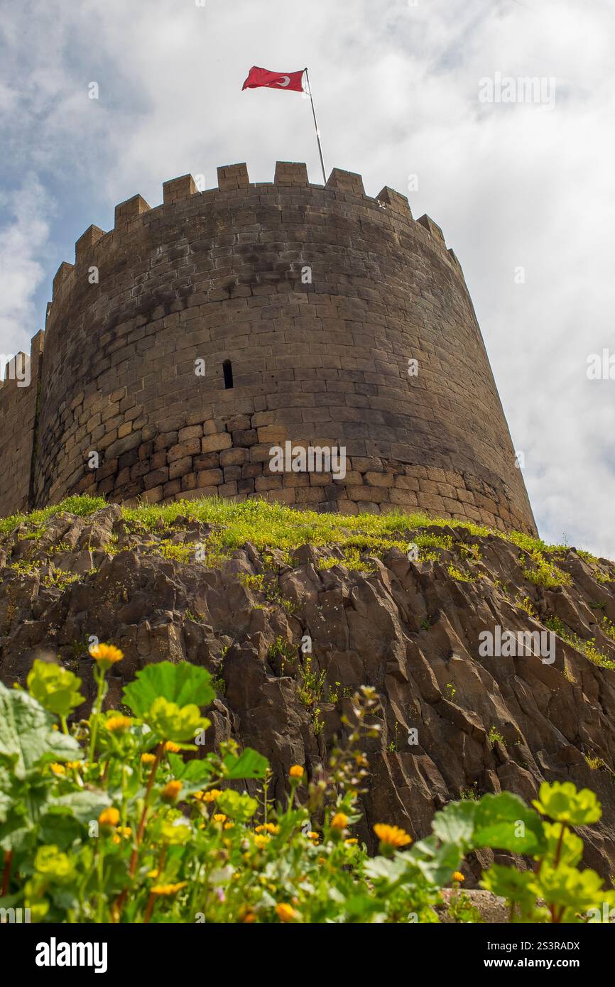 The historical Walls, which are on the UNESCO List in Diyarbakır, are ...