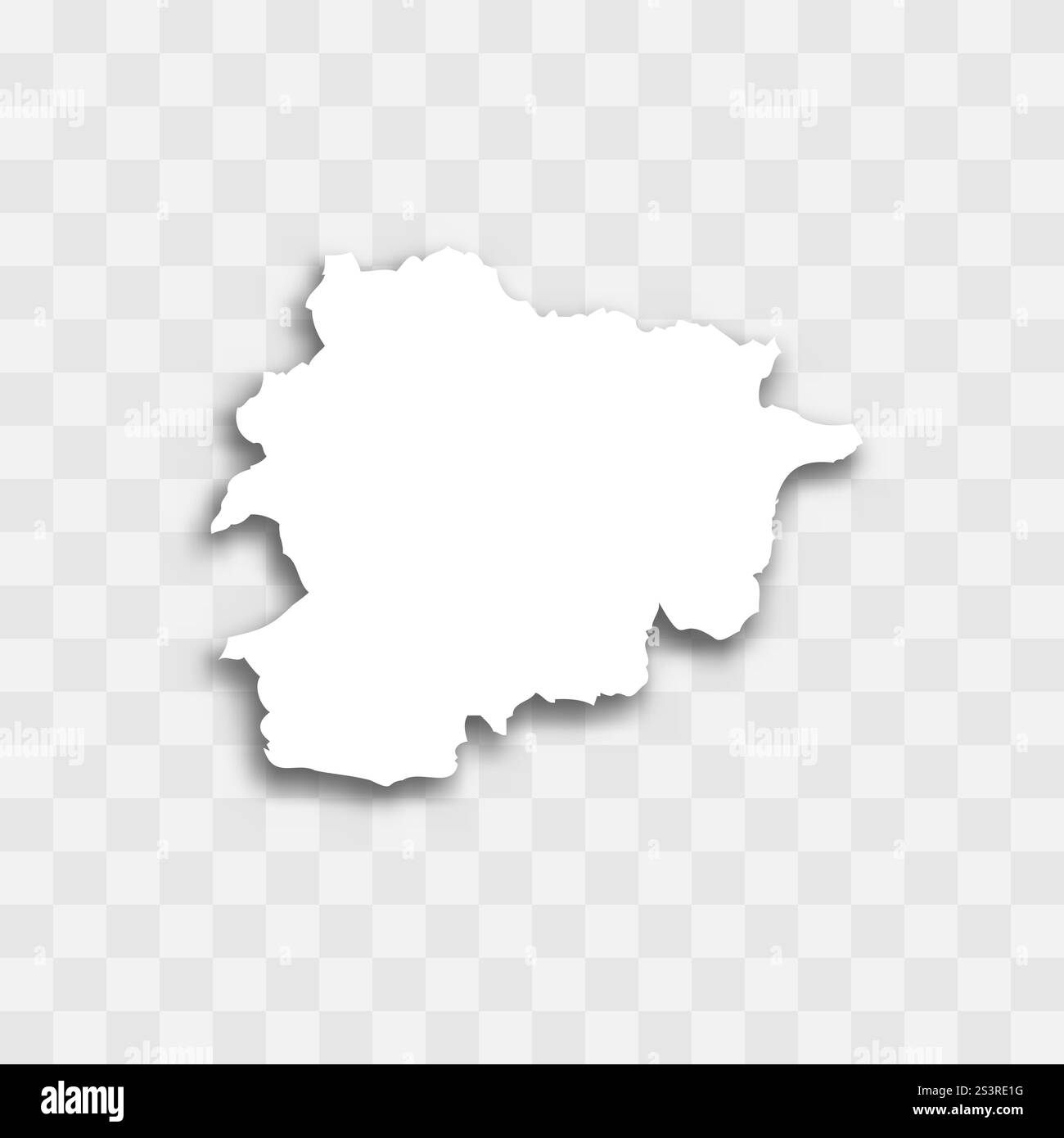 Andorra high detailed vector representation of country silhouette ...