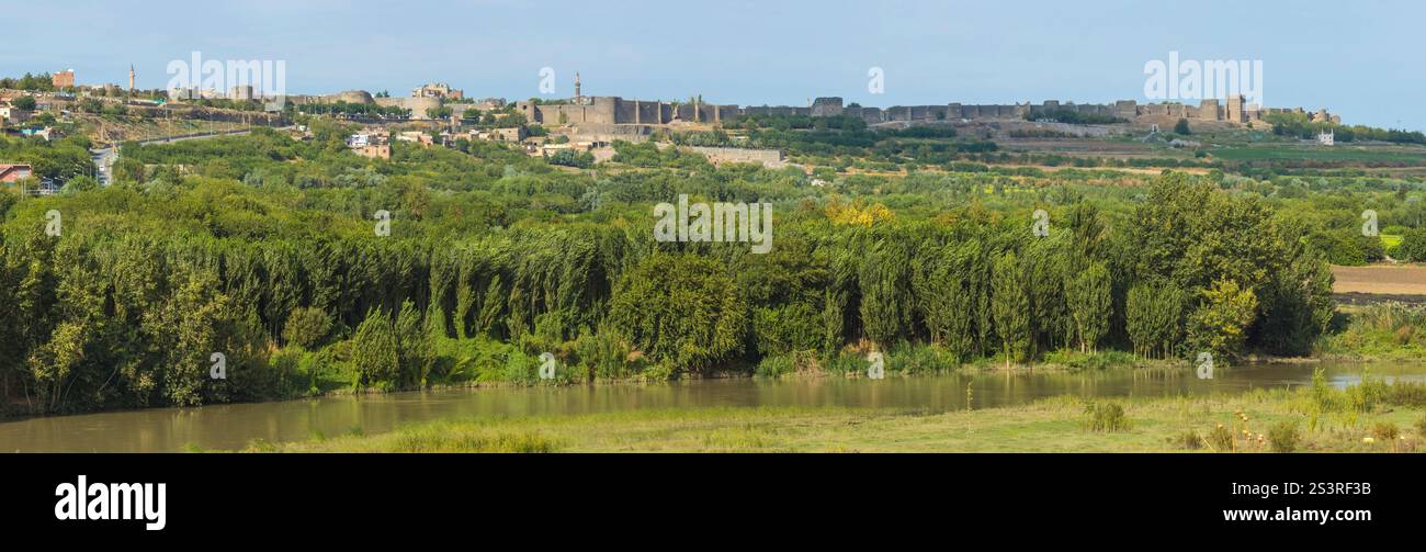 The Tigris River and Hevsel Gardens passing through Diyarbakır Tigris ...
