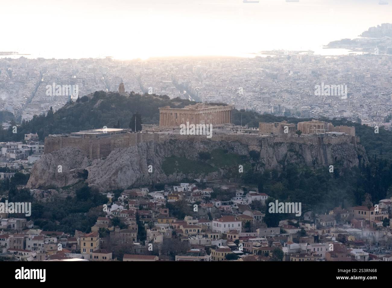 Landscape of apartment buildingsshowing the population density with the ...