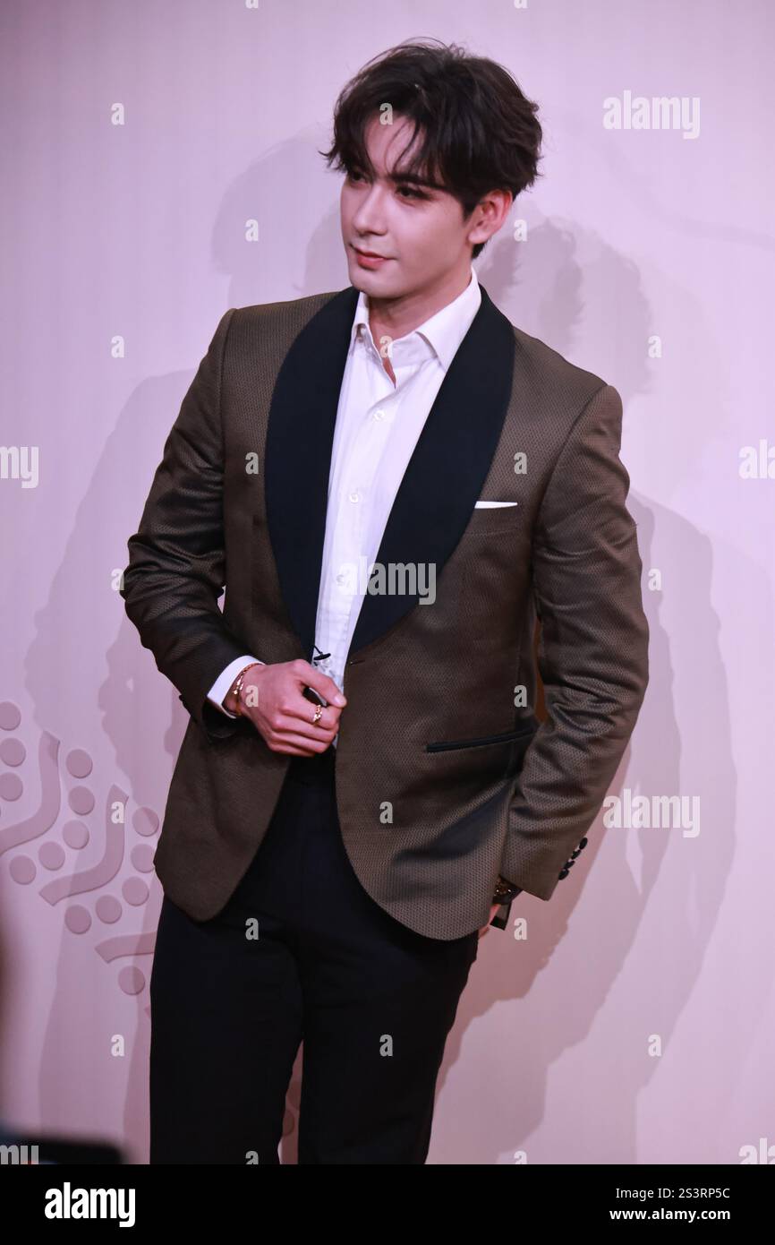 Chinese actor and model Chen Xingxu attends an activity in Shanghai ...