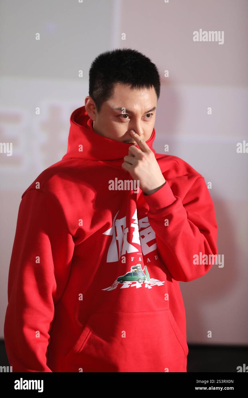Chinese actor Yin Zheng attends an activity in Shenyang City, northeast ...