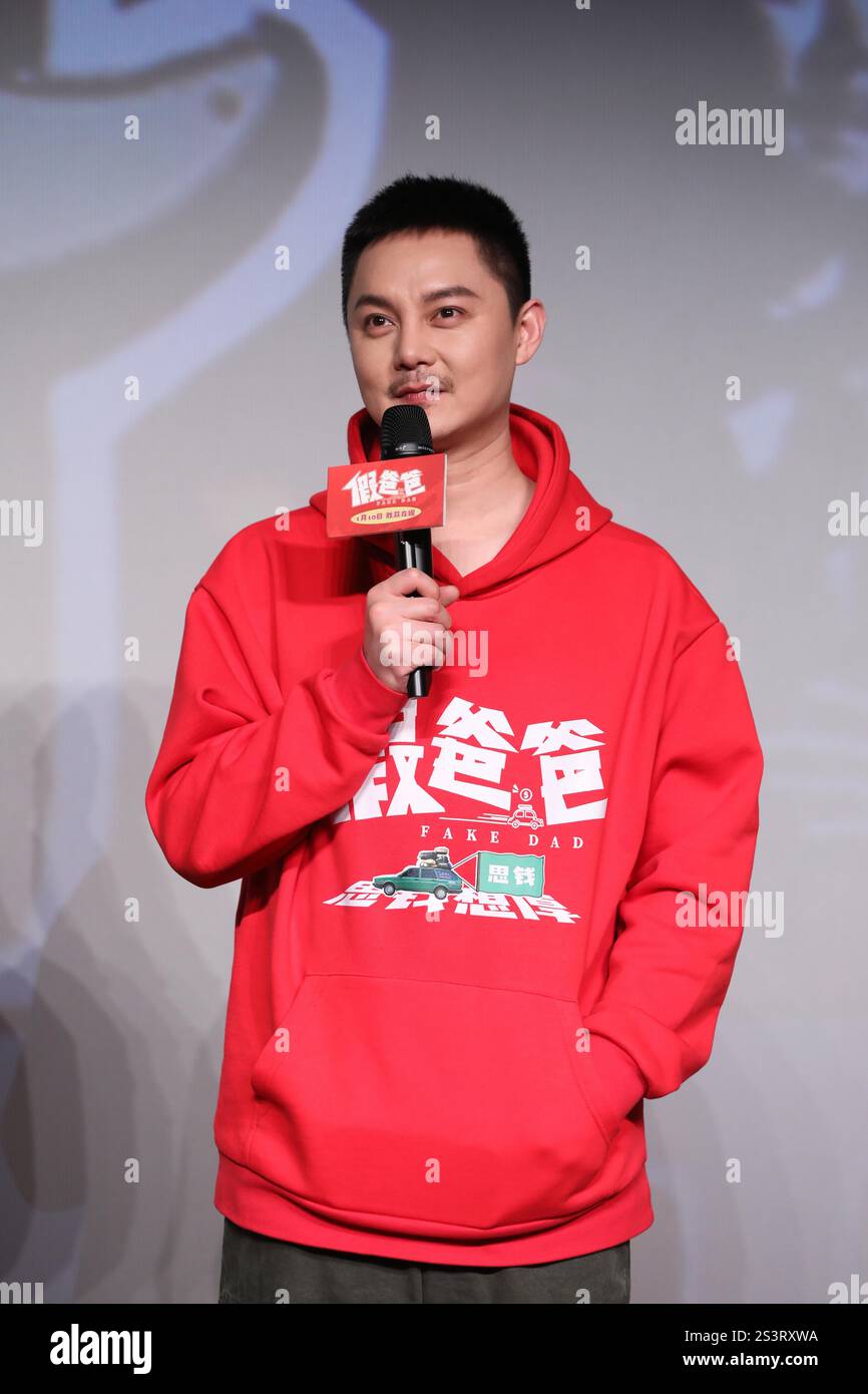 Chinese actor Yin Zheng attends an activity in Shenyang City, northeast ...