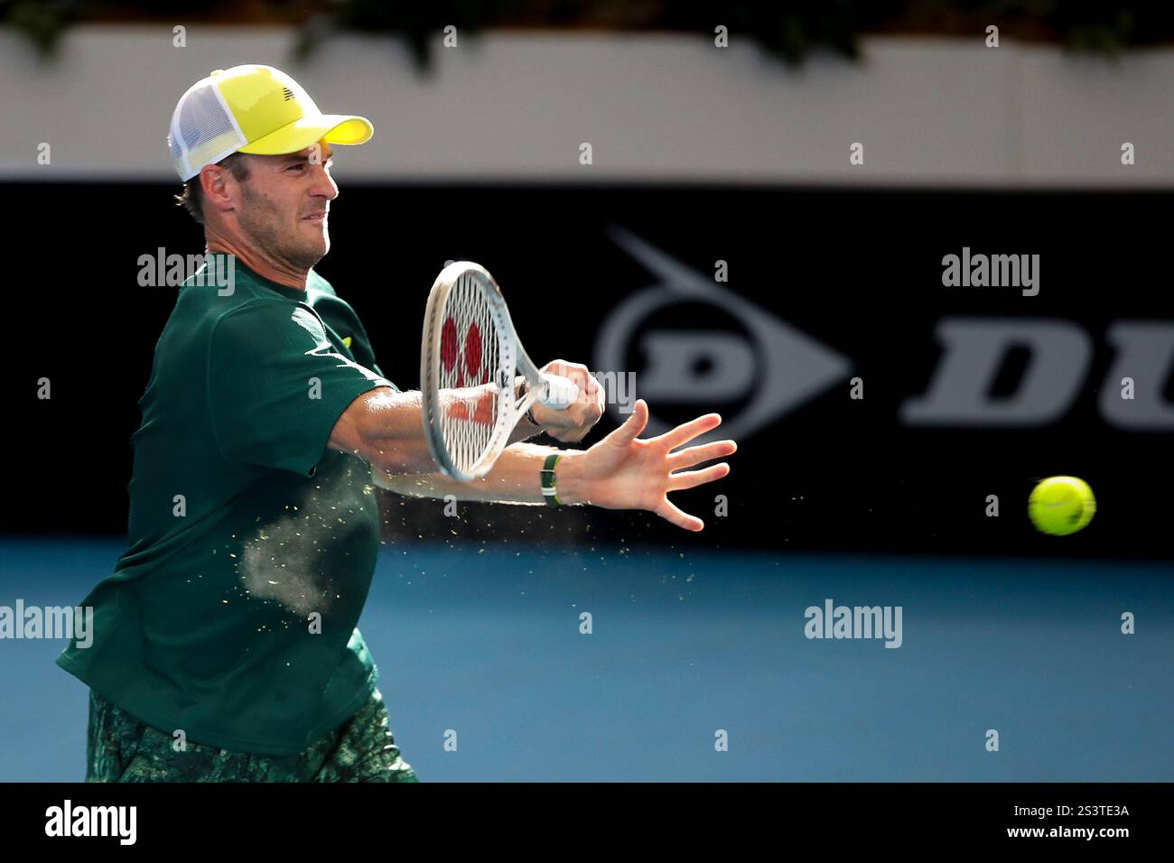 Adelaide, Australia. 10th Jan, 2025. Tommy Paul of the USA in a match ...