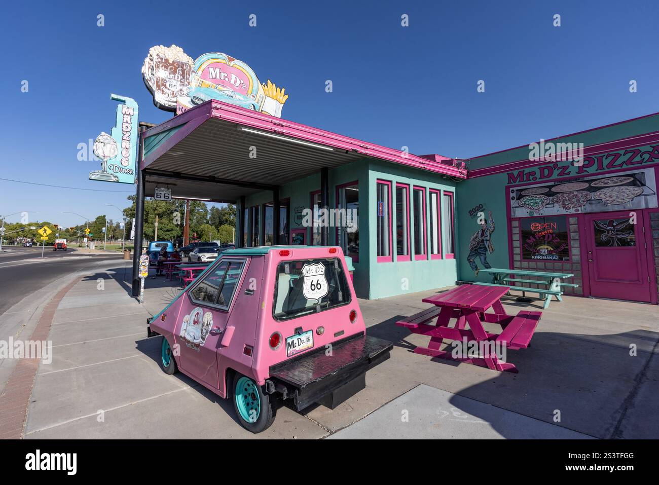 Mr D'z historic family diner in former 1930s gas station on Andy Devine ...