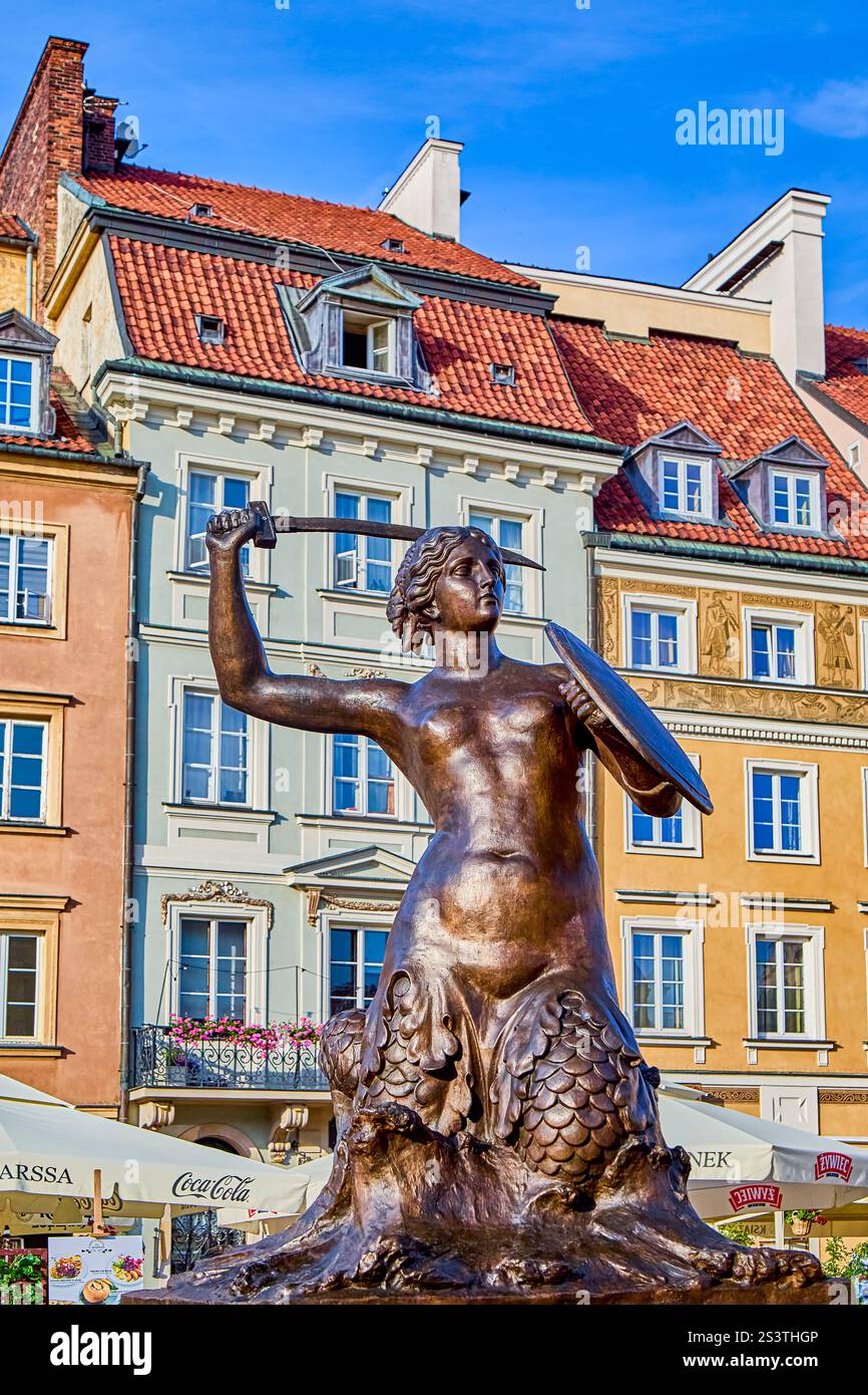 Mermaid statue and fountain ( statue made of bronze, 1855 ) in the ...