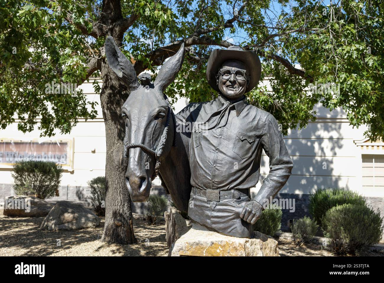 Bronze statue of Everett Bowman, World Champion All Round Cowboy by ...