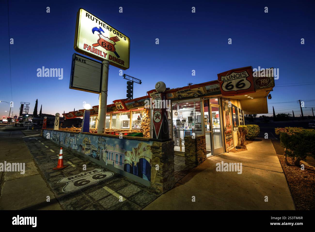 Historic family diner on route 66 now I-40 East Andy Devine Way. Now ...