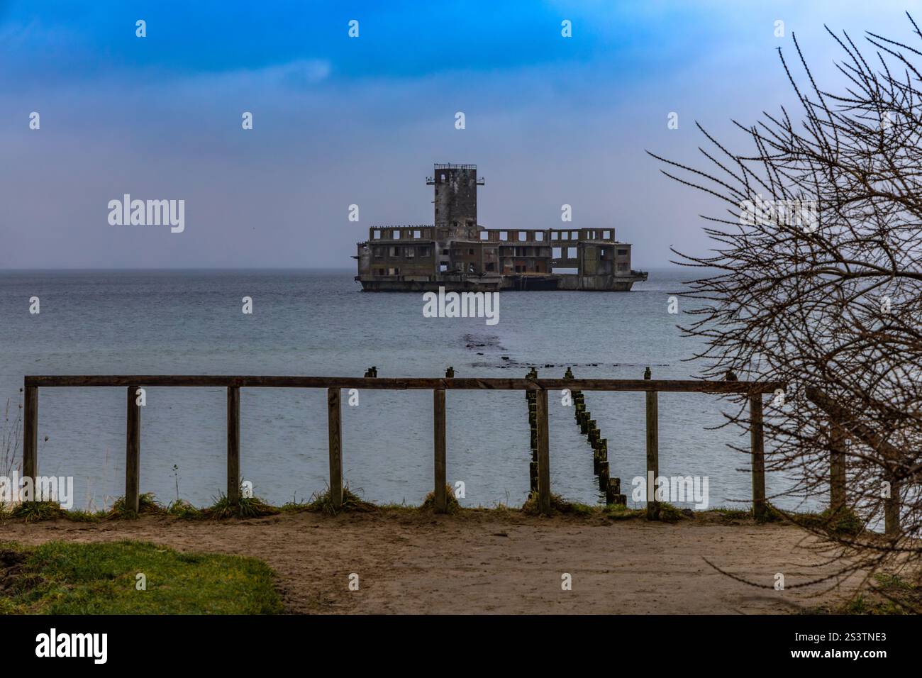 Torpedo research center in Gdynia, ruins of an old German factory on ...