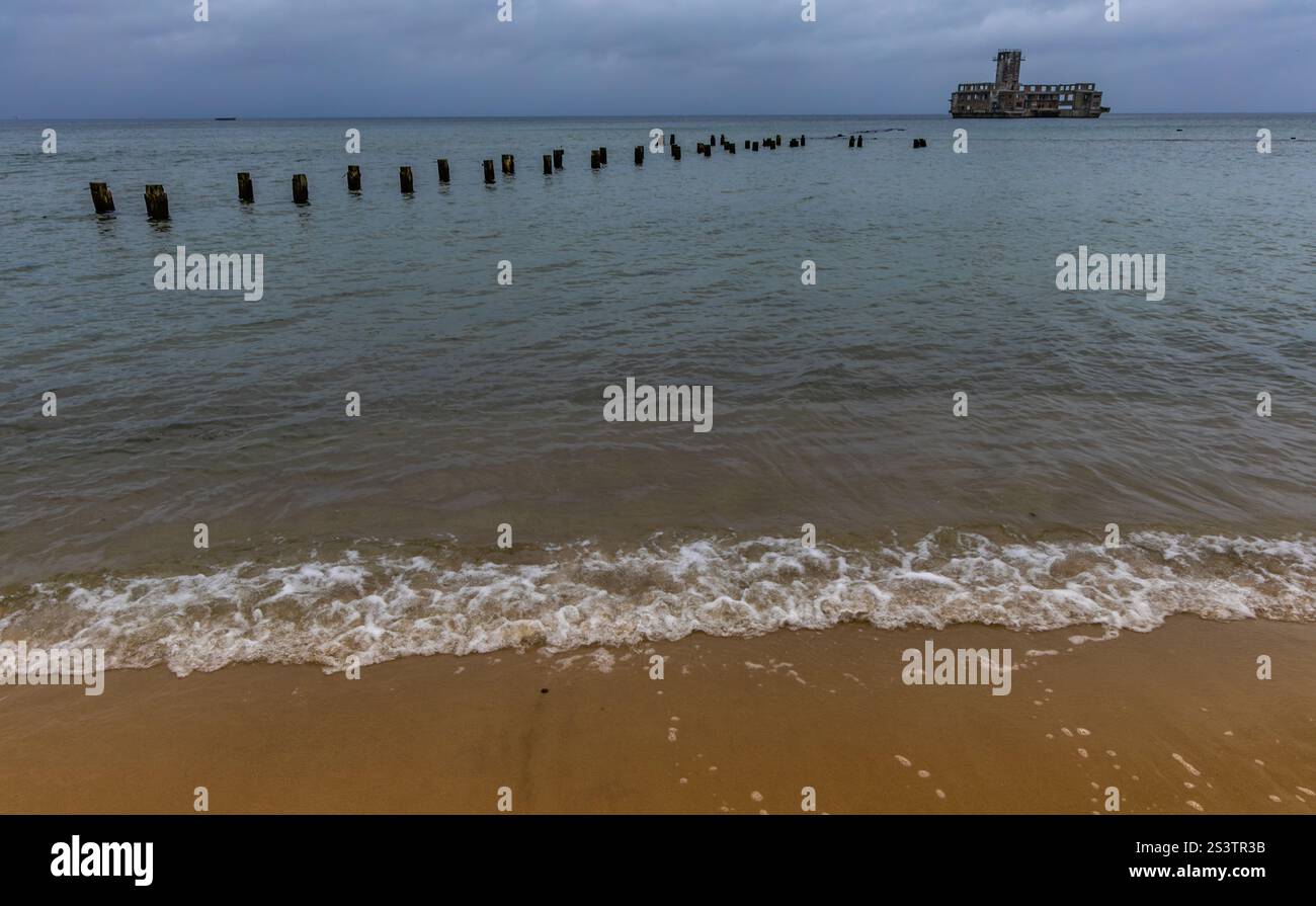 Torpedo research center in Gdynia, ruins of an old German factory on ...