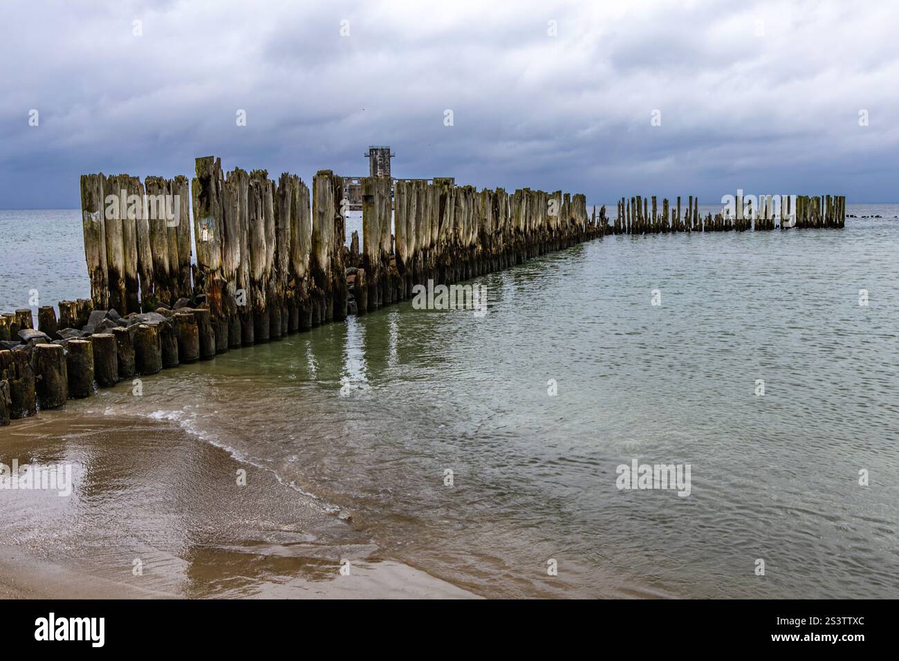 Torpedo research center in Gdynia, ruins of an old German factory on ...