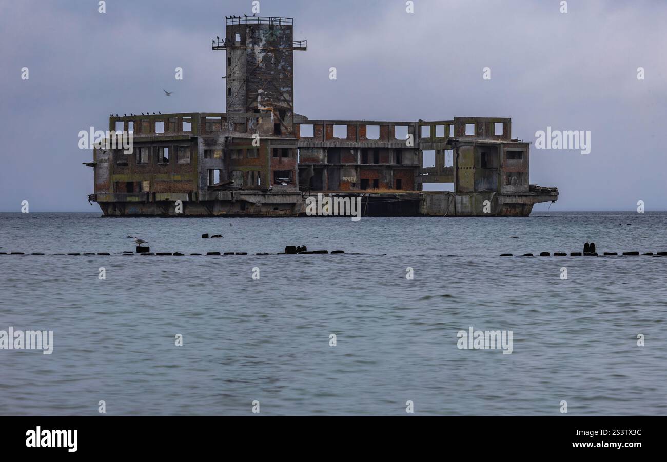 Torpedo research center in Gdynia, ruins of an old German factory on ...