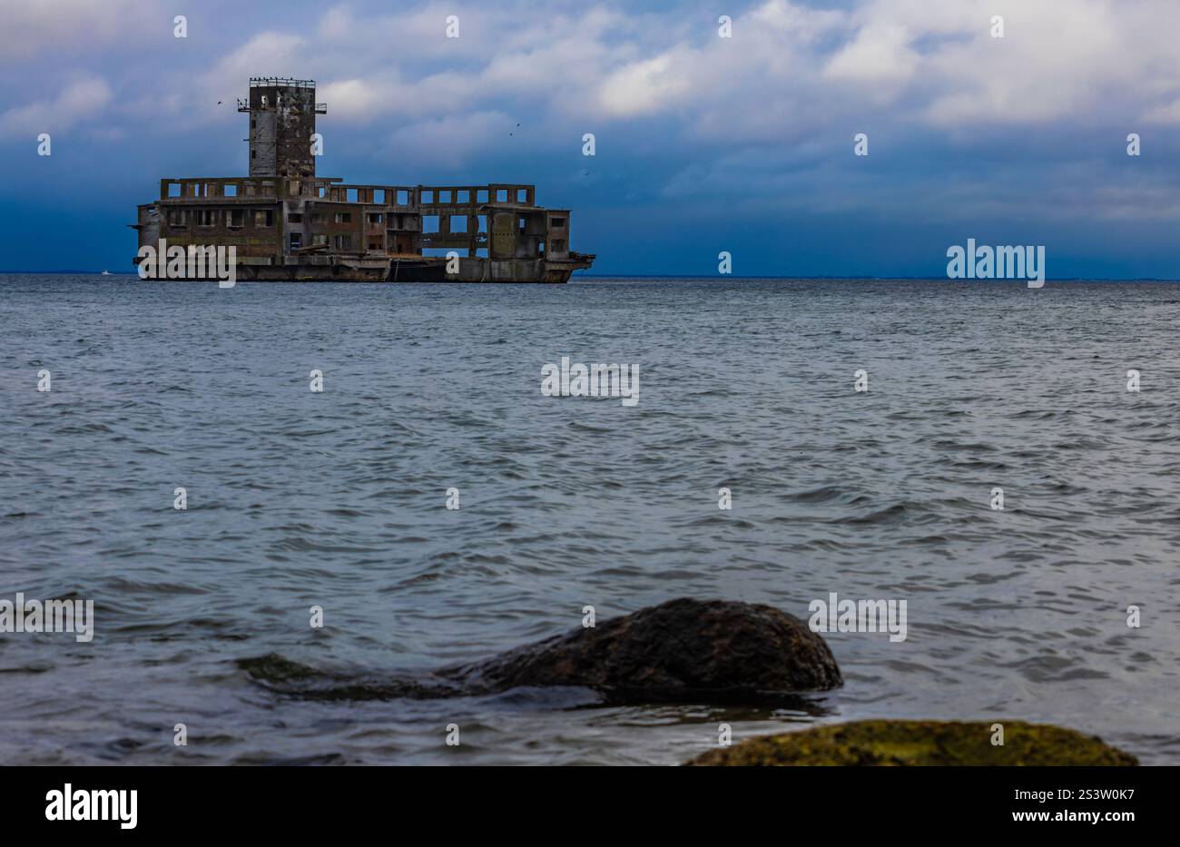 Torpedo research center in Gdynia, ruins of an old German factory on ...