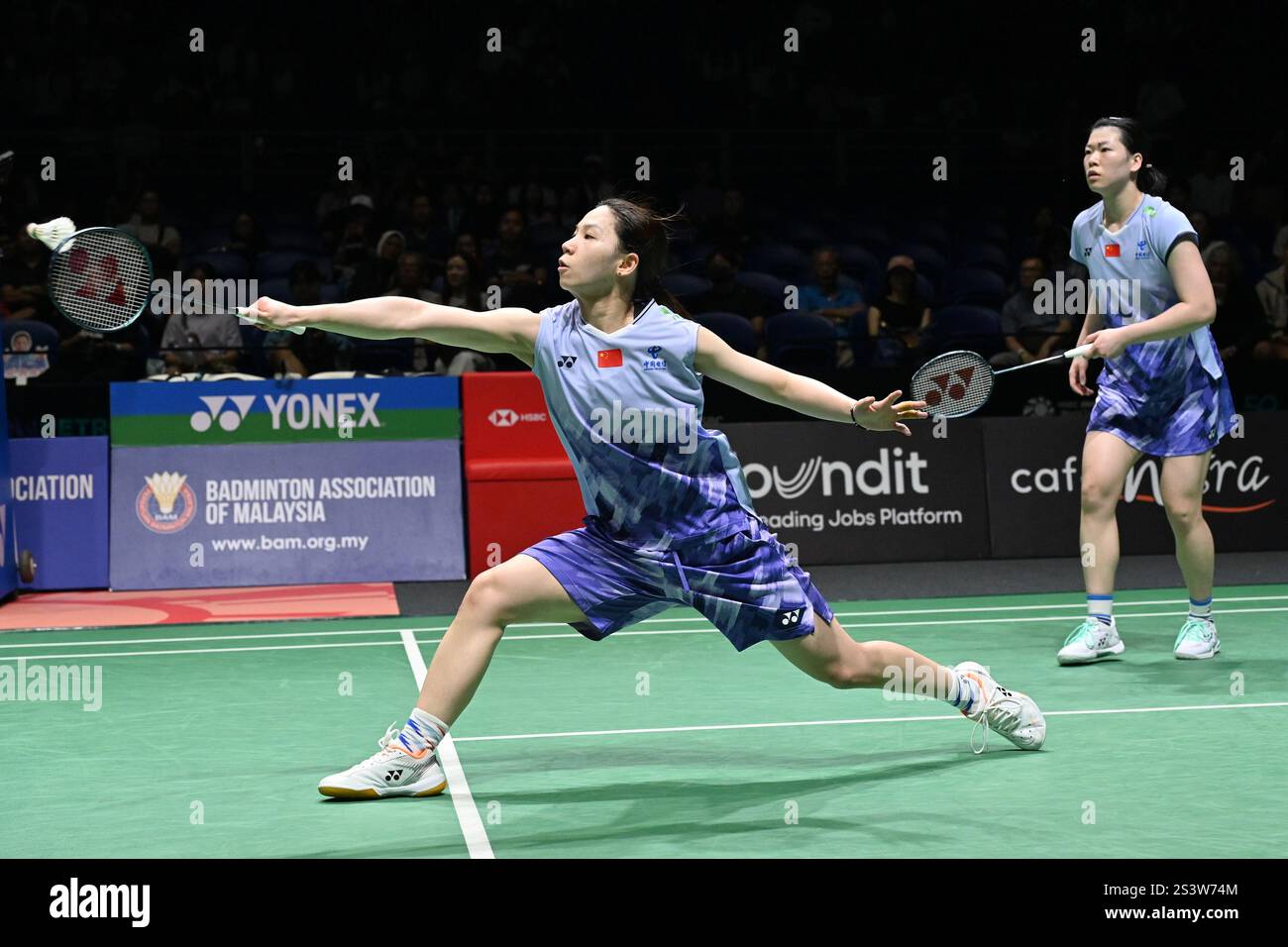 Kuala Lumpur, Malaysia. 10th Jan, 2025. Li Yijing (L)/Luo Xumin of ...